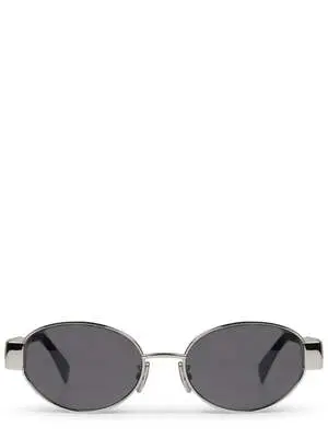 Celine Triomphe Mini Sunglasses - Silver