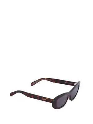 Celine Cat Eye Acetate Sunglasses - Brown