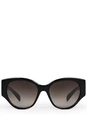 Celine Acetate Cat Eye Sunglasses - Black