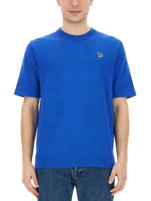 Paul Smith Zebra Graphic T-shirt - Blue