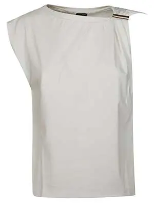 Pinko Melody Mini Sweater Interlock Stretch - Bianco