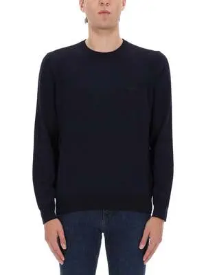BOSS Classic Wool Sweater For - Blue