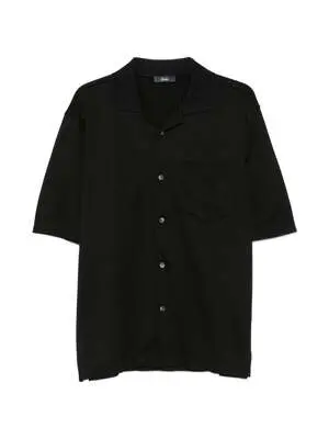 Herno Cotton Shirt For Ss26 Collection - Black
