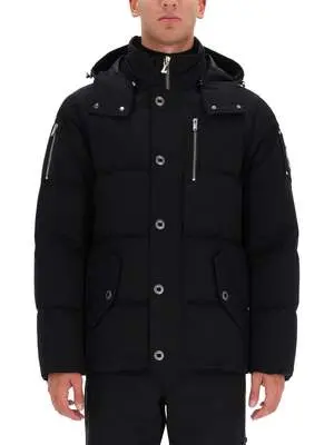 Moose Knuckles Shearling Trim Down Jacket