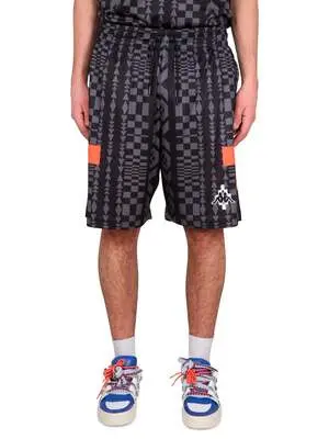 MARCELO BURLON COUNTY OF MILAN Printed Bermuda Shorts