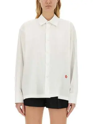 Alexander Wang Logo Detail Cotton Shirt - White