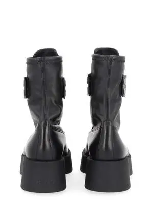 Premiata Leather Ankle Boots - Black