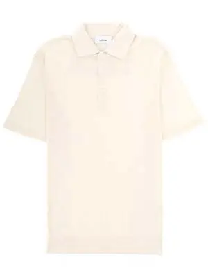 LARDINI Buttoned Polo Shirt - Ivory