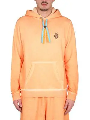 MARCELO BURLON COUNTY OF MILAN Sunset Cross Hoodie - Orange