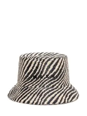 Marni Printed Bucket Hat - Black