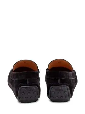 TOD`S Tod's Classic Leather Loafers With Rubber Sole - Nero