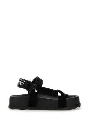 Moschino Platform Sandals - Black