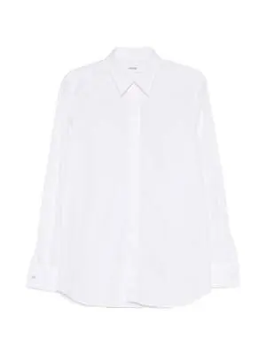 LARDINI Classic Button-down Shirt With French Cuffs - White