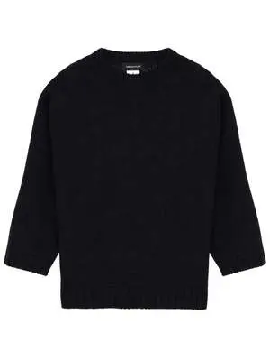 Fabiana Filippi Crew Neck Knit Sweater Made In Italy