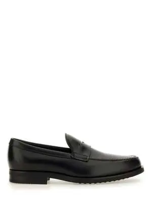 TOD`S Tod's Loafers In Leather - Black