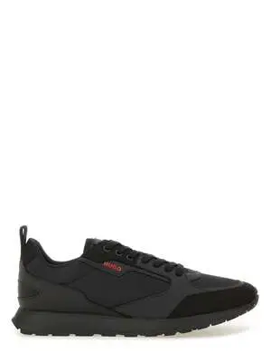 Hugo Logo Sneakers - Black