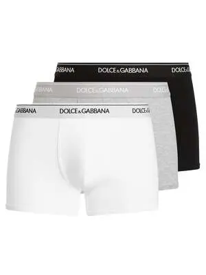Dolce & Gabbana 3-pack Regular Fit Boxer Shorts For - Multicolour