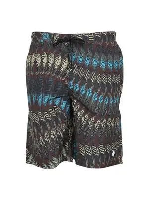 MARCELO BURLON COUNTY OF MILAN Aop Feathers Swimshorts