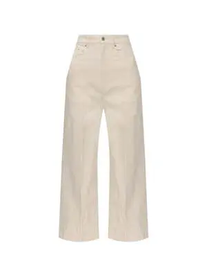 A.p.c. Front Button And Zipper Closure Jeans - Bianco