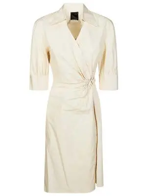 Pinko Comfortable Aline Suit Mini Style For Ss26 - Beige