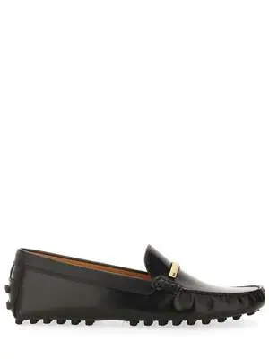 TOD`S Tod's Gommino Leather Loafers - Black