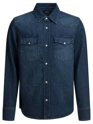 A.p.c. Western' Shirt - Blue