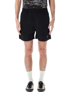 ROA Polyester Mini Shorts - Black