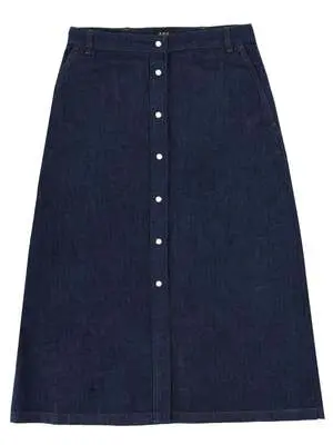 A.p.c. Midi Skirt - Denim
