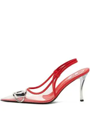 DIESEL® Slingback Stiletto Heels - Red