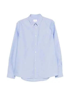 A.p.c. Long Sleeve Button-up Shirt - Blu