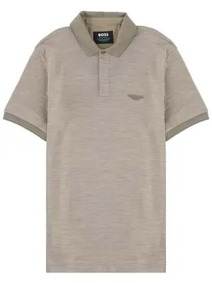 BOSS Logo-print Cotton Polo Shirt