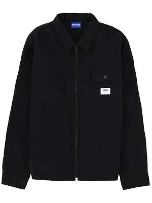 Hugo Cotton Zip-front Overshirt Jacket