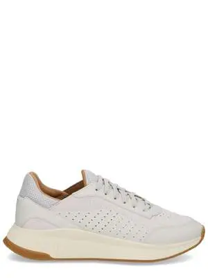 BOSS Leather Lace-up Sneakers - Grey