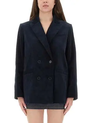 A.p.c. Double-breasted Corduroy Blazer