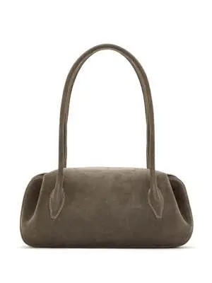 Yuzefi Mini Shoulder Handbag With Magnetic Closure 33cm - Grey