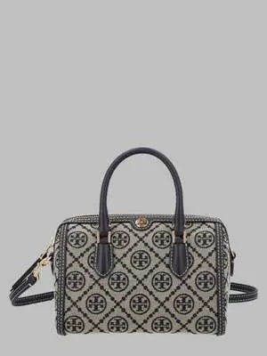 Tory Burch Monogram Drawstring Mini Bucket Bag - Blue