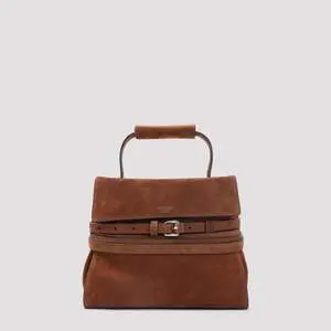 Moschino Suede Handbag - Brown