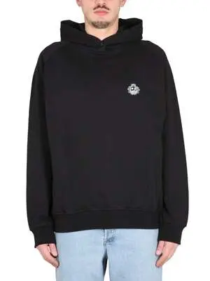 Bally Hoodie With Graphic Detail - Black