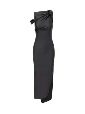 Coperni Floral Mini Gown - Black