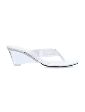 Coperni Wedge Flip Flops - Clear