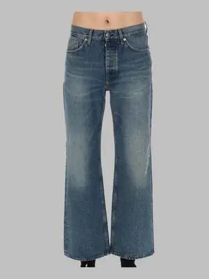 SUNFLOWER Relaxed Fit Wide-leg Jeans - Blue