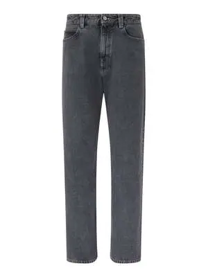 FERRARI Dark Wash Straight Leg Jeans - Grey