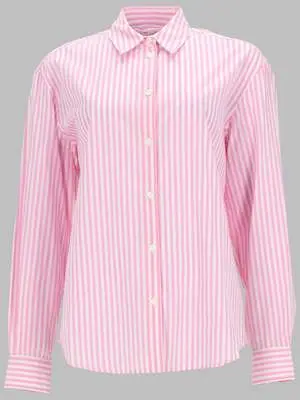 MC2 SAINT BARTH Striped Cotton Button-up Shirt