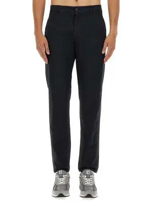 Aspesi Straight-leg Cotton Trousers - Blue
