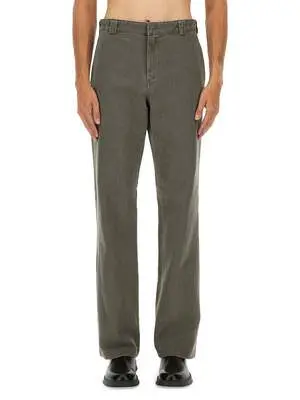 Aspesi Side-pocket Cotton Trousers - Grey
