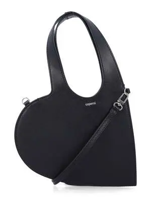 Coperni Mini Heart Tote - Black