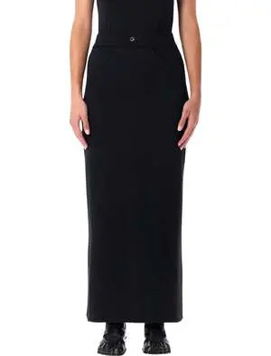 Coperni Organic Cotton Jogging Skirt - Black