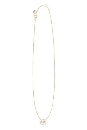 Tory Burch Crystal Pendant Necklace