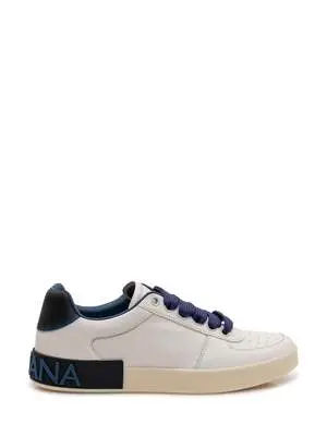 Dolce & Gabbana Stylish Low-top Sneakers - Bianco/denim
