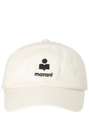 MARANT Embroidered Baseball Cap - Ivory